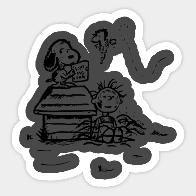 Some PigPen Peanuts Sticker TeePublic AU some-pigpen-peanuts-sticker-teepublic-au